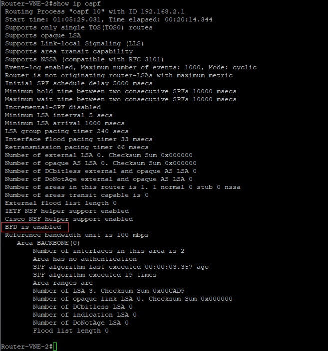 Tìm hiểu, cấu hình BFD (Bidirectional Forwarding Detection)