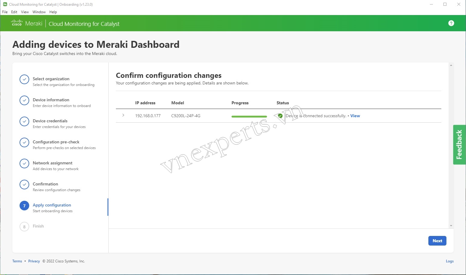 Hướng dẫn monitor Catalyst switch Cisco trên Meraki Dashboard