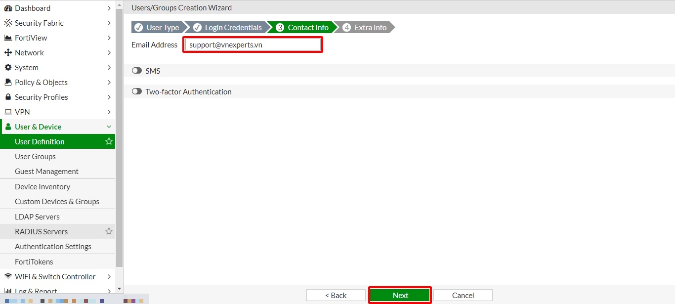 Hướng dẫn cấu hình VPN client to site (VPN remote access) Fortigate 6.x