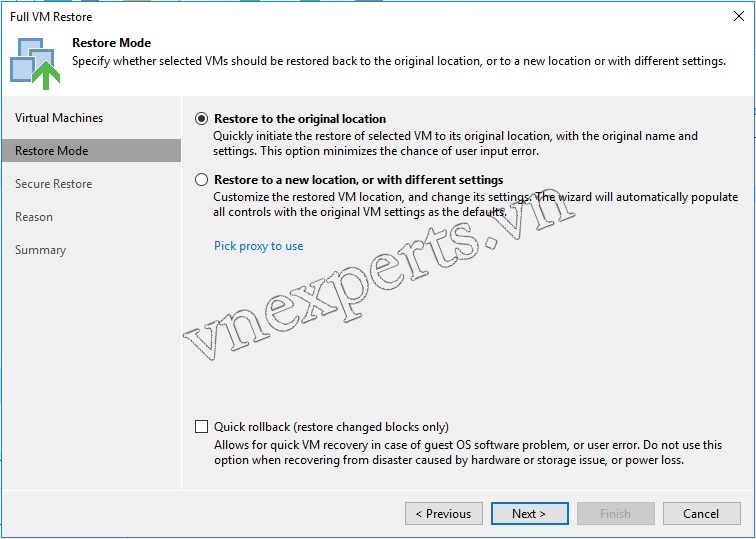 Hướng dẫn Backup và Restore Virtual Machine dùng Veeam Backup ...